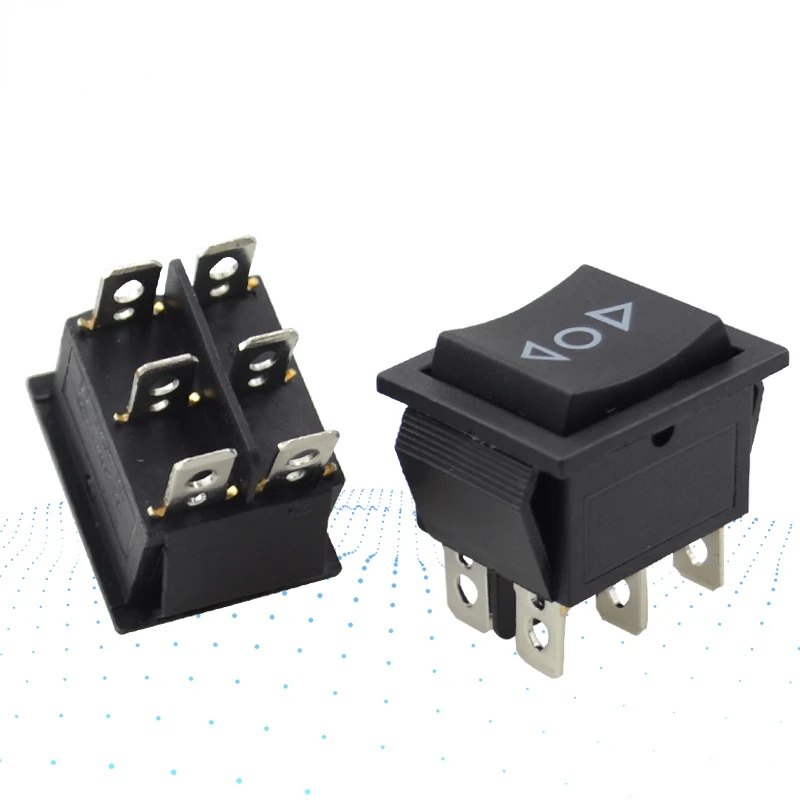 Super Quality Brass 6 Pins ! Momentary Rocker Switch Double Sides ...