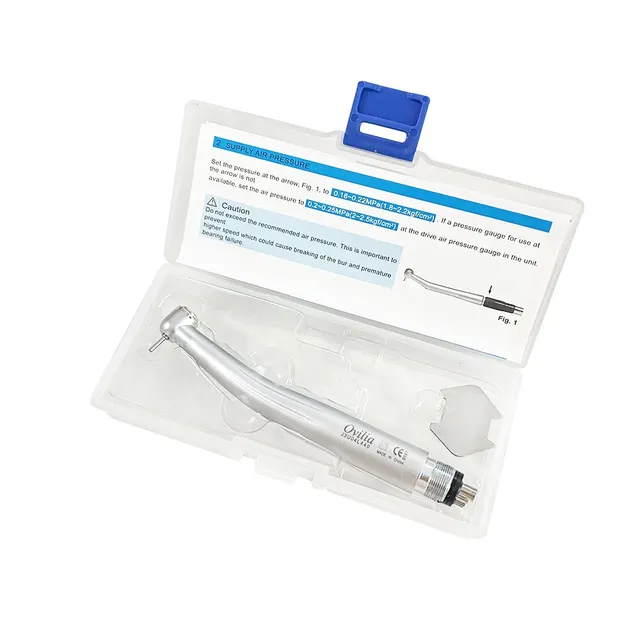 Pieza de mano Dental de alta velocidad, generador electrónico LED, cabezal estándar, botón ...