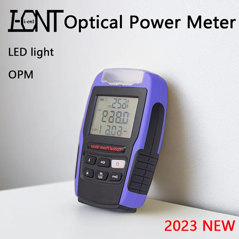 MINI Fiber Optical Power Meter with LED Light OPM Handheld Fiber Optic ...