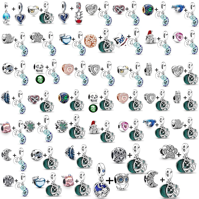 2Pcs-Lot-Chameleon-Charm-Pendant-Beads-Fit-DIY-Original-Brand-Bracelets ...