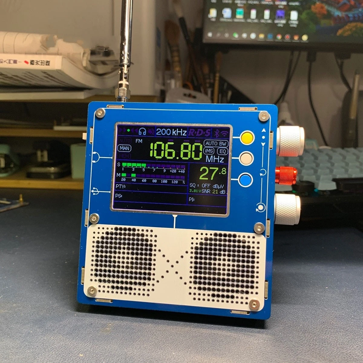LNA 5.0 Version TEF6686 PLUS Full Band FM/MW/Short Wave HF/LW Radio ...