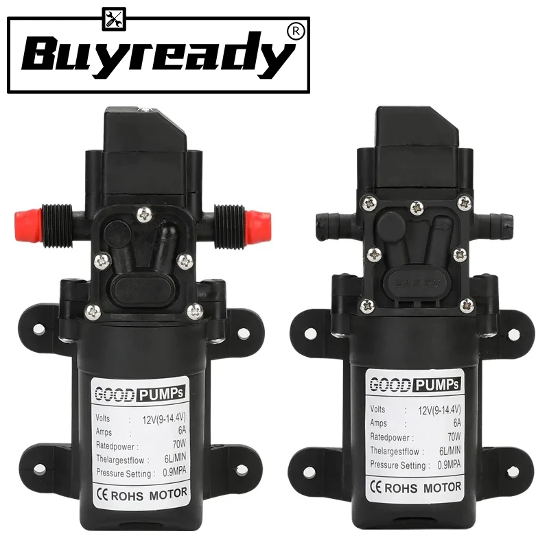 1pcs Automatic Flow Switch 6L/Min 12V 130PSI AUTO Diaphragm Water Pump ...