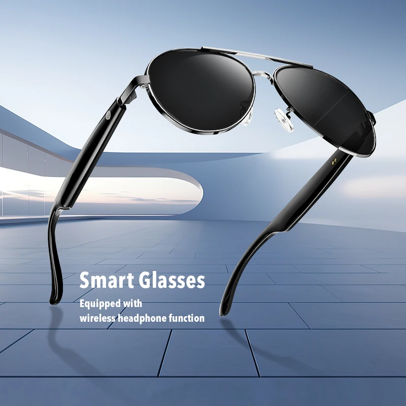 Smart glasses Wireless Bluetooth sunglasses built-in microphone Sports ...