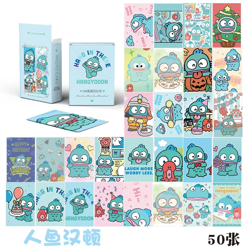 Sanrio-Kawaii-Lomo-Cards-HANGYODON-tarjeta-de-felicitaci-n-de-dibujos ...