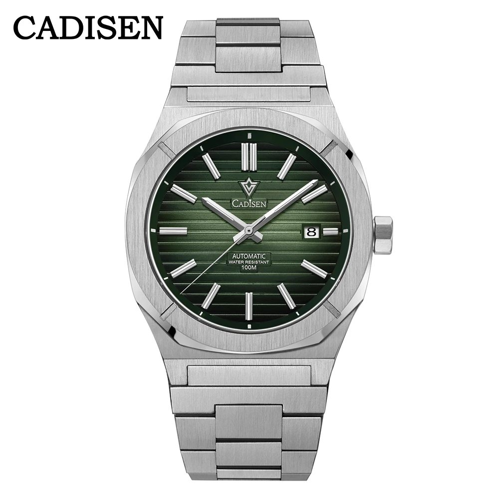 CADISEN Men Automatic Mechanical Luxury Sapphire Crystal MIYOTA 8215 10Bar Diver Water Watches ...