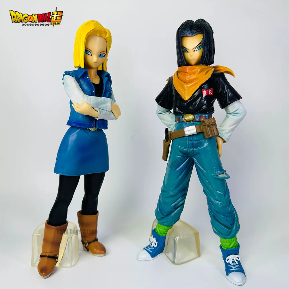 25CM-Dragon-Ball-Z-Android-17-18-Anime-Figure-Android-18-PVC-Action ...