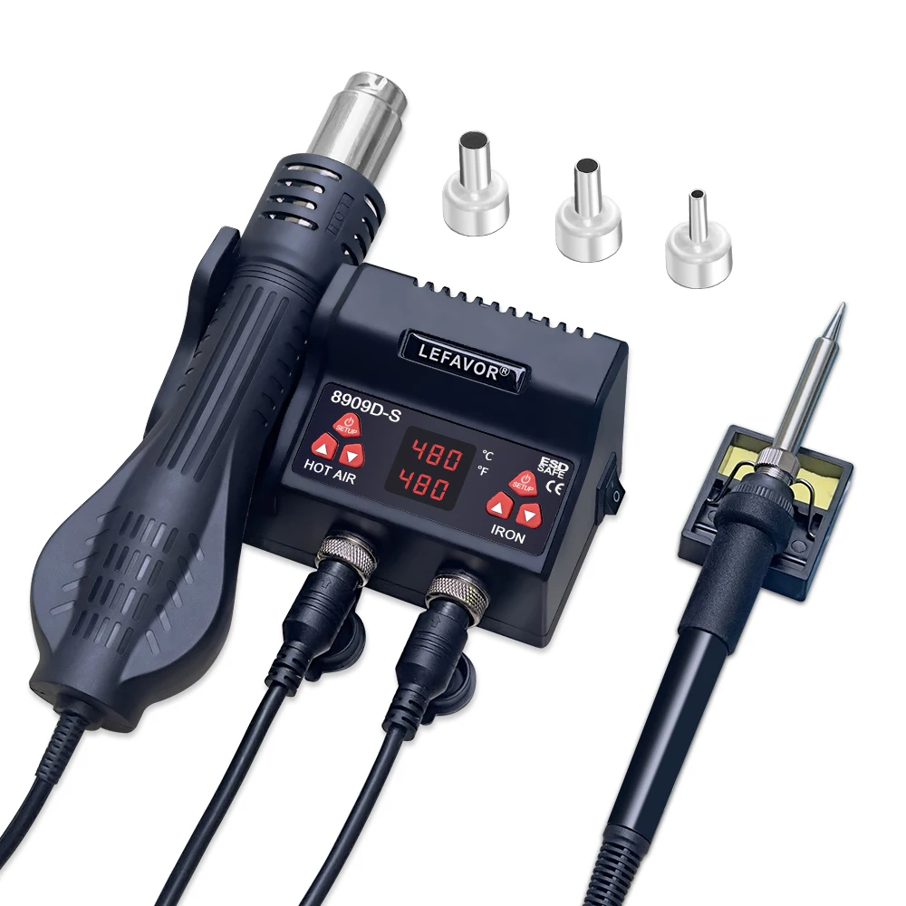 Lefavor-8909-digital-soldering-station-BGA-SMD-Welding-Rework-Tool ...