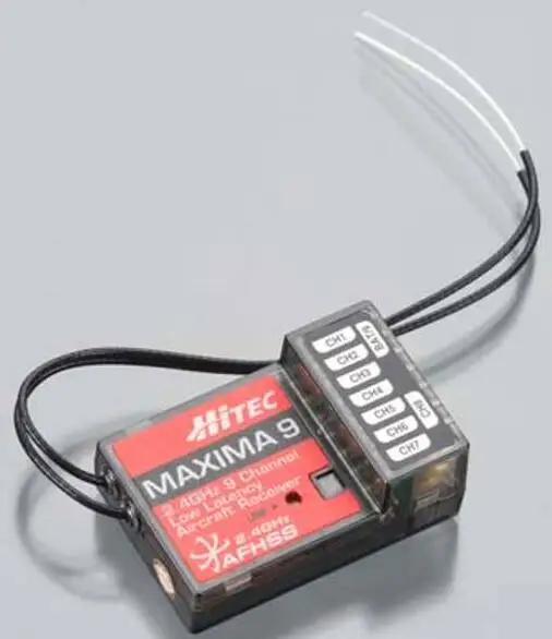 Hitec MAXIMA 9 - 9 Channel Lightweight, low latency, non-telemetric ...