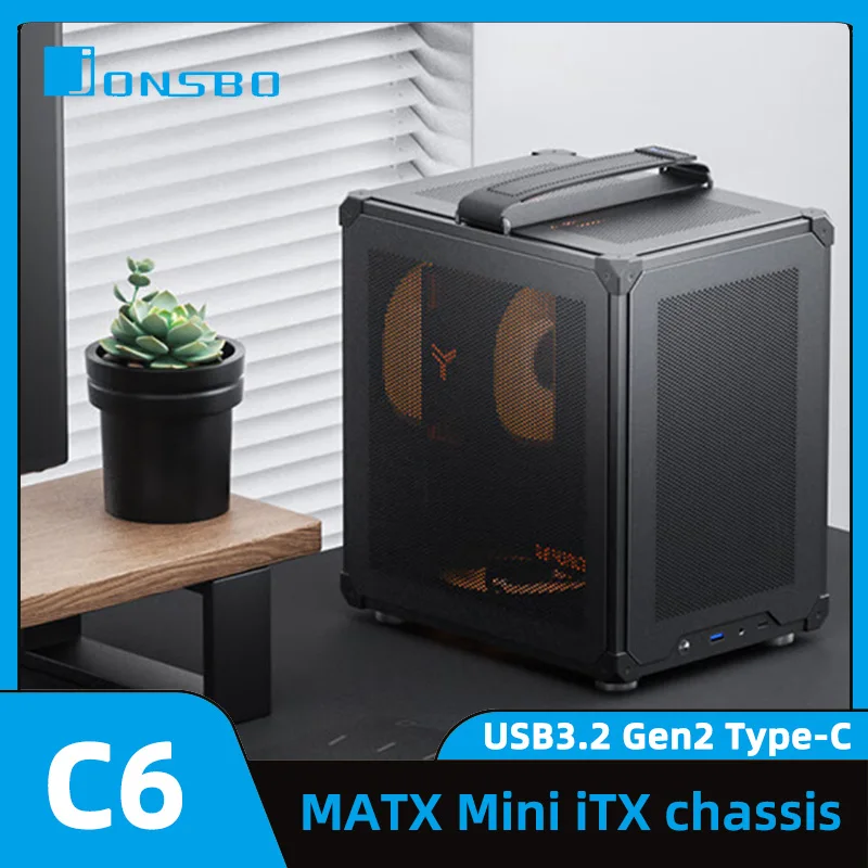 JONSBO-C6-MATX-Mini-Computer-Chassis-Board-3-Fan-Positions-front-Type-c ...