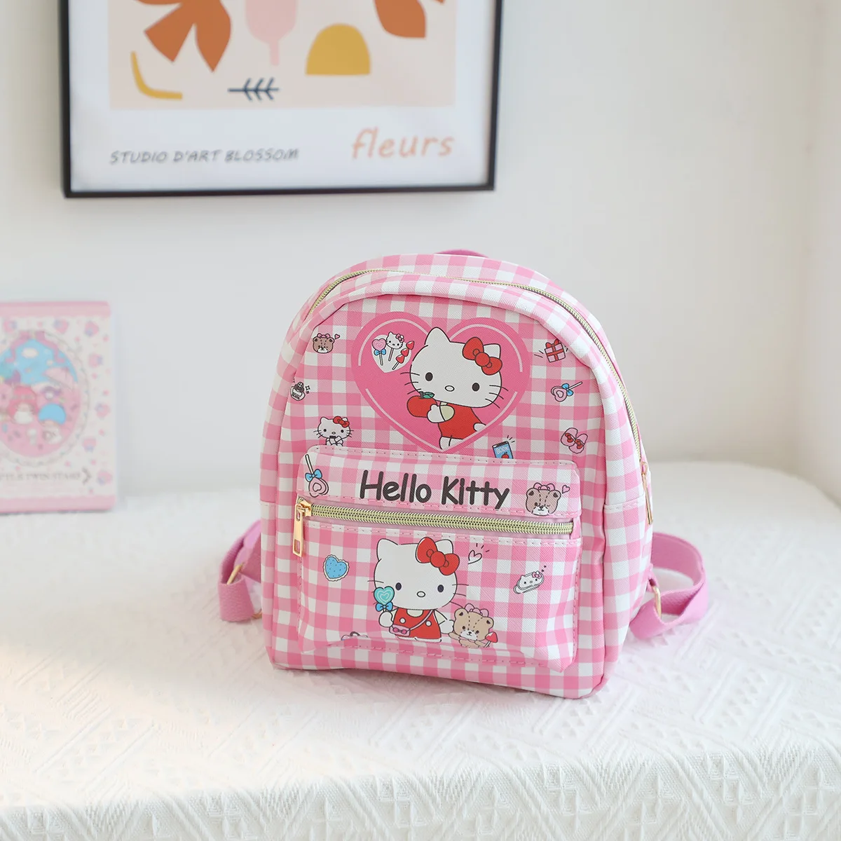 Sanrio Hello Kitty Printed Kawaii Backpack - KawaiiMerch.com