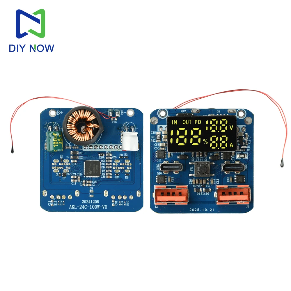 4S PD100W Lithium Battery Charger Protection Module 20V 5A ...