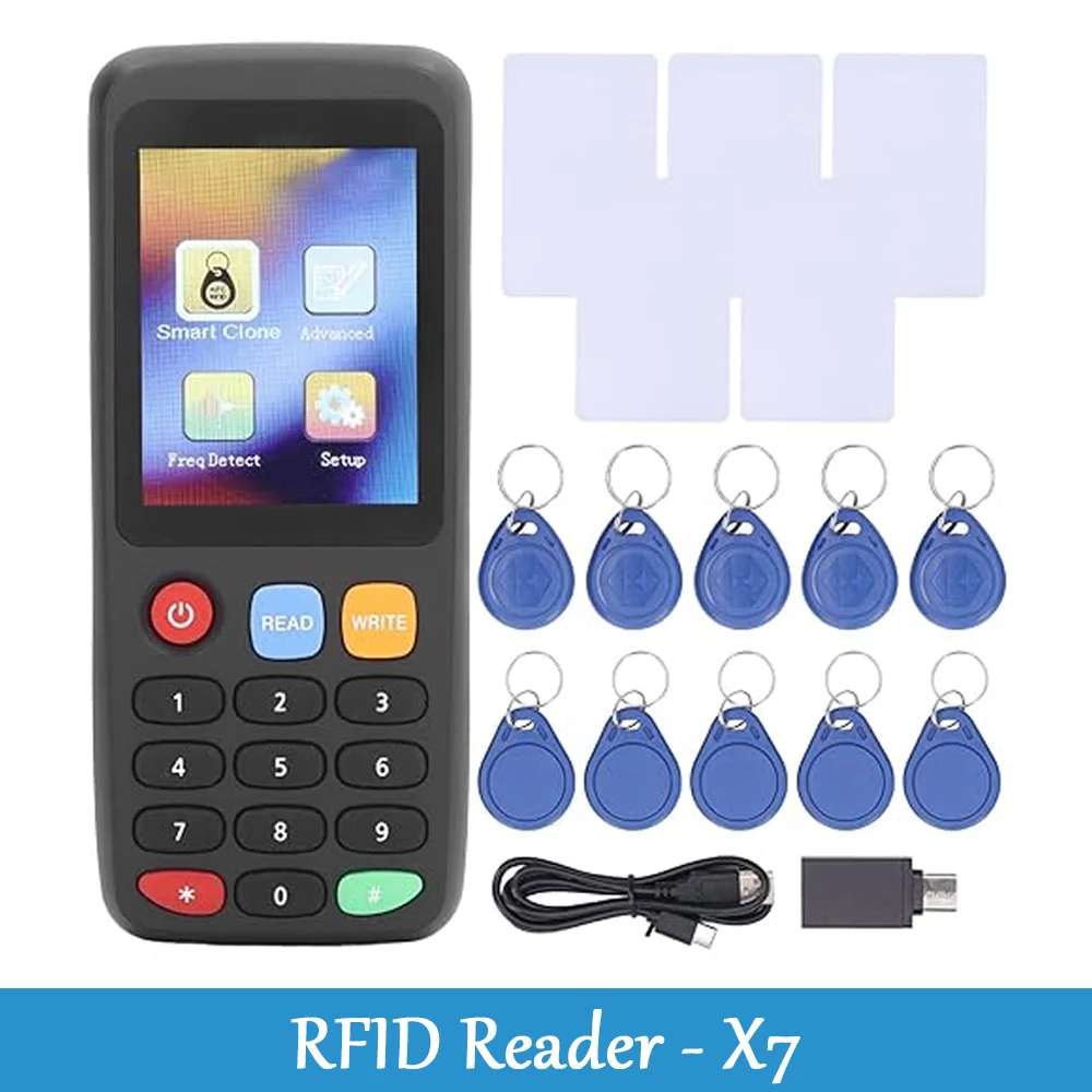 X7-Smart-Chip-Reader-IC-ID-Clone-Copier-RFID-Token-Duplicator-125Khz ...