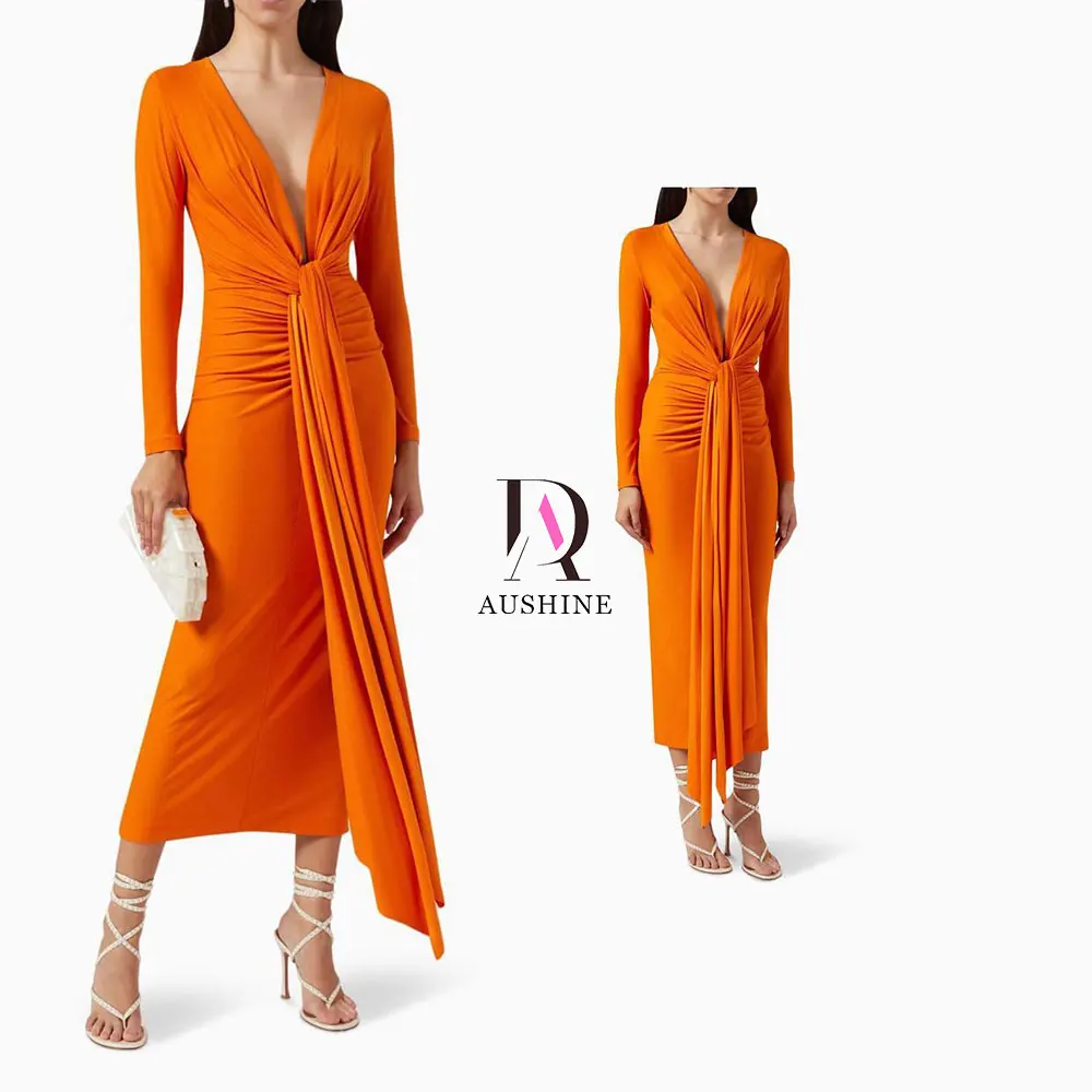 Aushine-Dress-Ankle-Length-Luxury-Birthday-Evening-Dress-Full-Sleeves-Summer-Elegant-Wedding ...