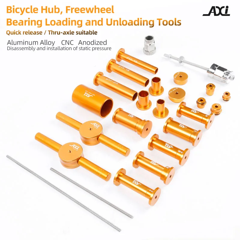 Bicycle Quick Release Thru Axle Hub Bearing Installation Removal Tool ...