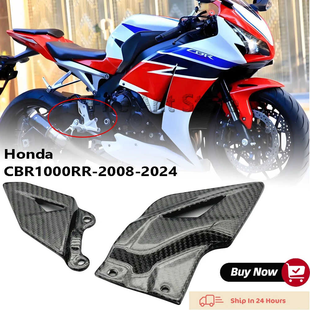 for Honda CBR1000RR 2008-2024 motorcycle pedal with 100% carbon fiber heel protector accessories ...