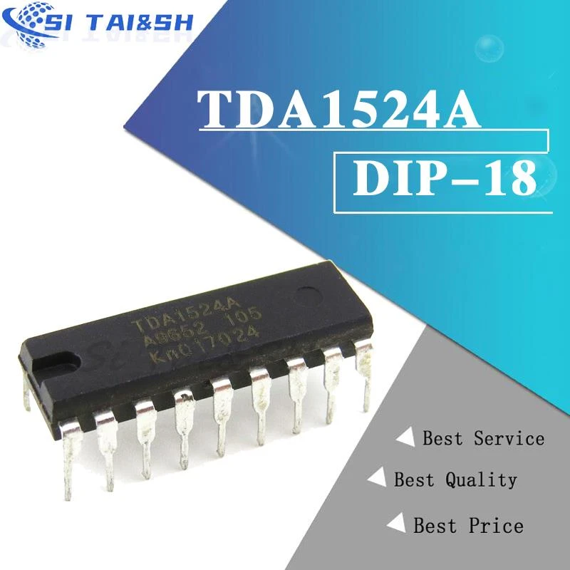 1pcs TDA1524A DIP18 TDA1524 DIP-18 1524A DIP