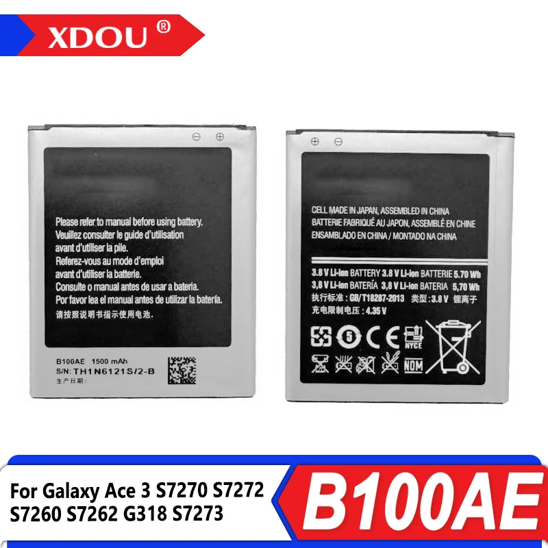 Nueva batería B100AE de 1500mAh para Samsung Galaxy Ace 3 S7270 S7272 ...