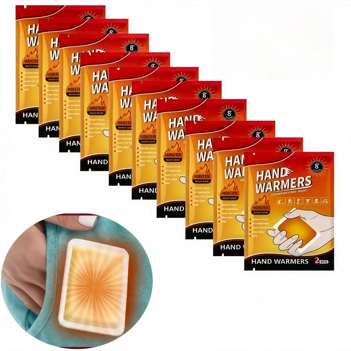 4/10/20PCS self heating hand warmers, disposable self heating hand ...