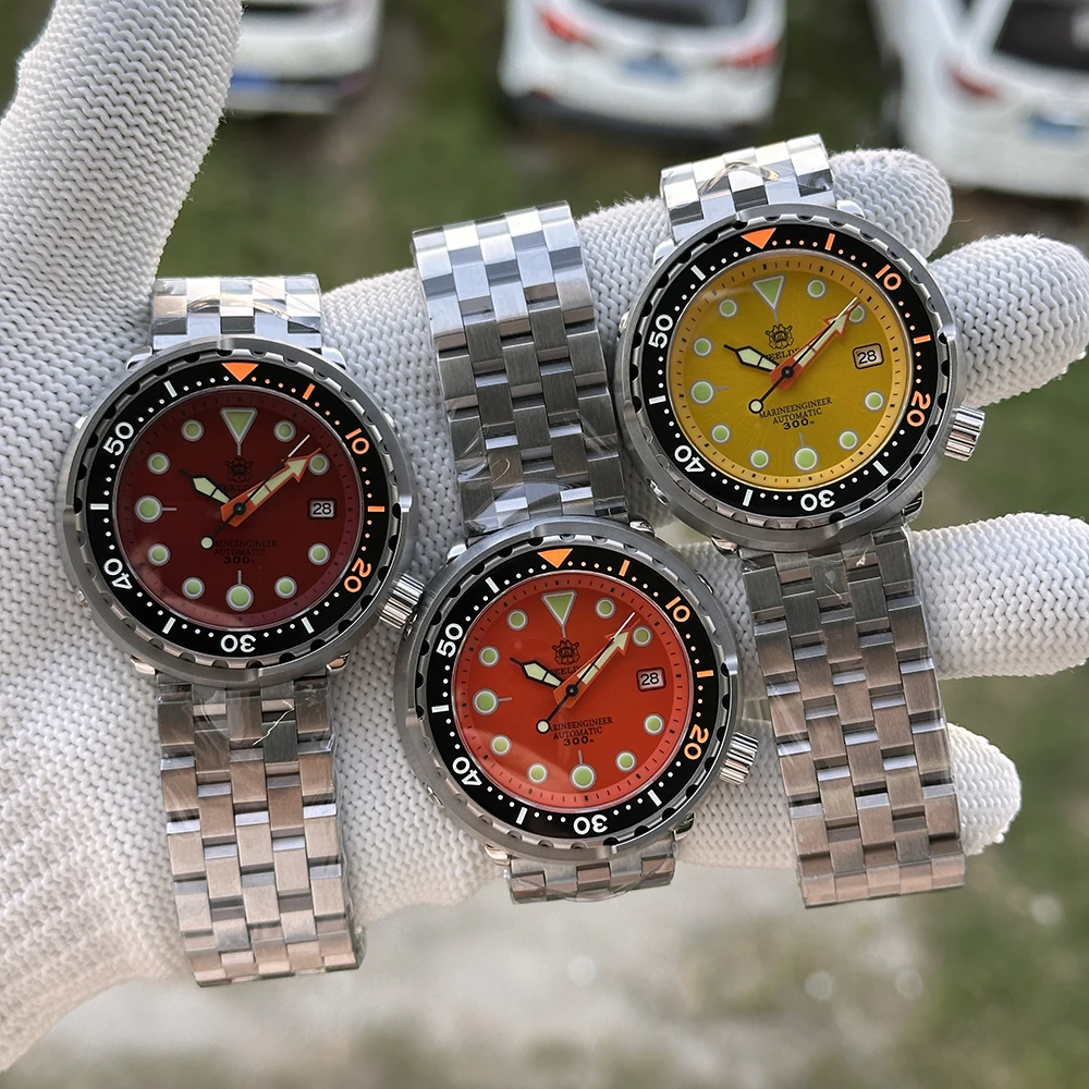 2025 Tuna Can Classic Watch For Men STEELDIVE SD1975C Super Luminous ...