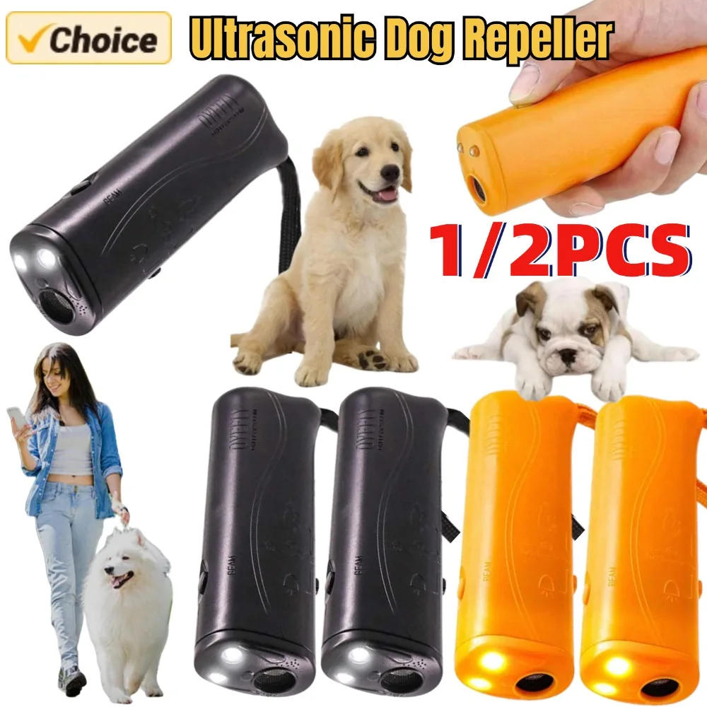 Ultrasonic-Bark-Arrester-Lightweight-with-LED-Flashlight-Dog-Repeller ...