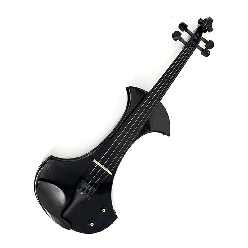 4/4 Electric Violins Black Fan-shaped Violin Professional Performance ...