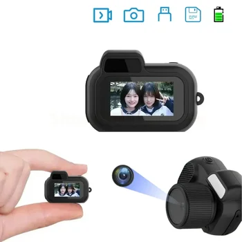 Mini Camera With Screen Indoor Home Outdoor Sport HD 1080p Portable ...