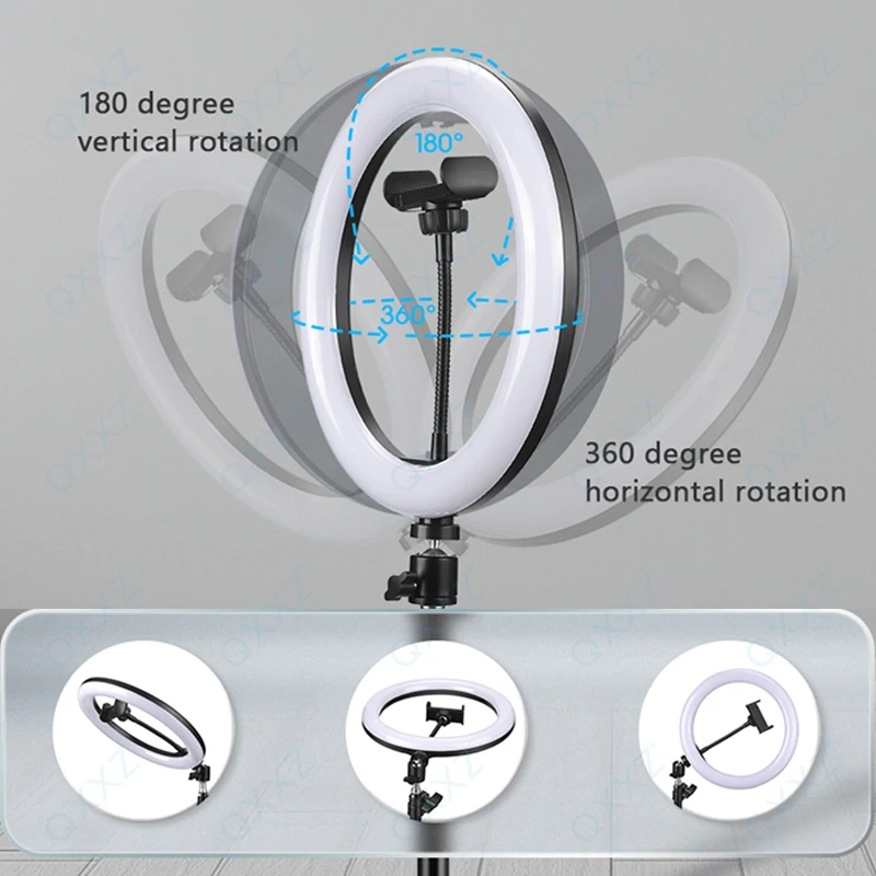 360-Photo-Booth-LED-Selfie-Ring-Light-Photography-Video-Light-RingLight ...
