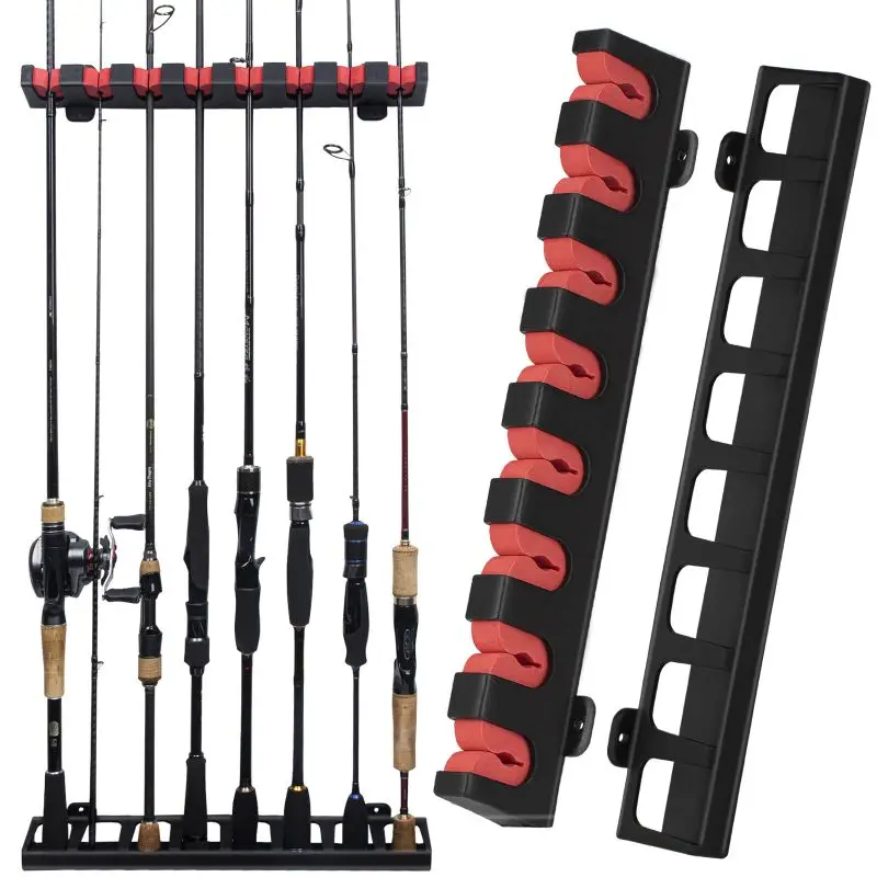 THKFISH-1-Pair-Fishing-Rod-Rack-Fishing-Pole-Holder-Vertical-Horizontal ...