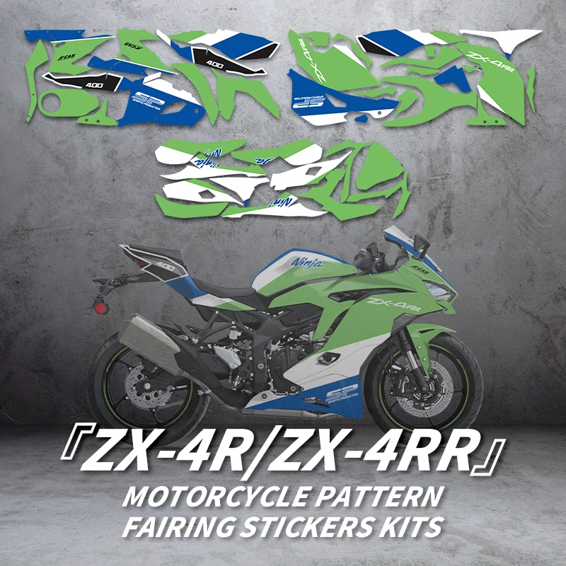 Stickers used for KAWASAKI ZX-4R/ZX-4RR accessories fairing stickers ...