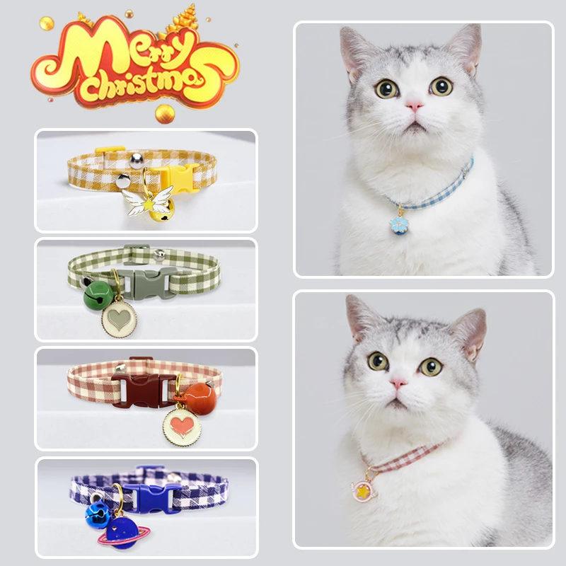 Collars Cats Bells | Cute Cat Collar Bell | Cat Bell Collar Necklaces ...