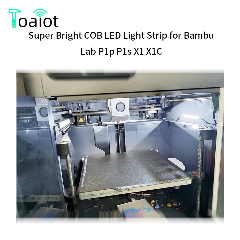 for Bambu Lab X1 P1 Series LED Light Strip COB LED 5V 110cm 0.4A Super ...