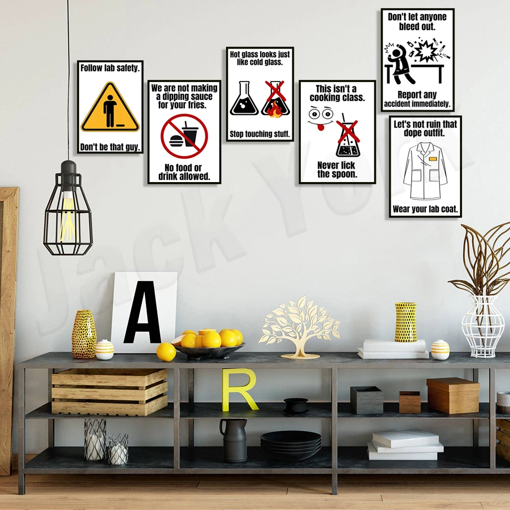 Middle School Science Safety Posters