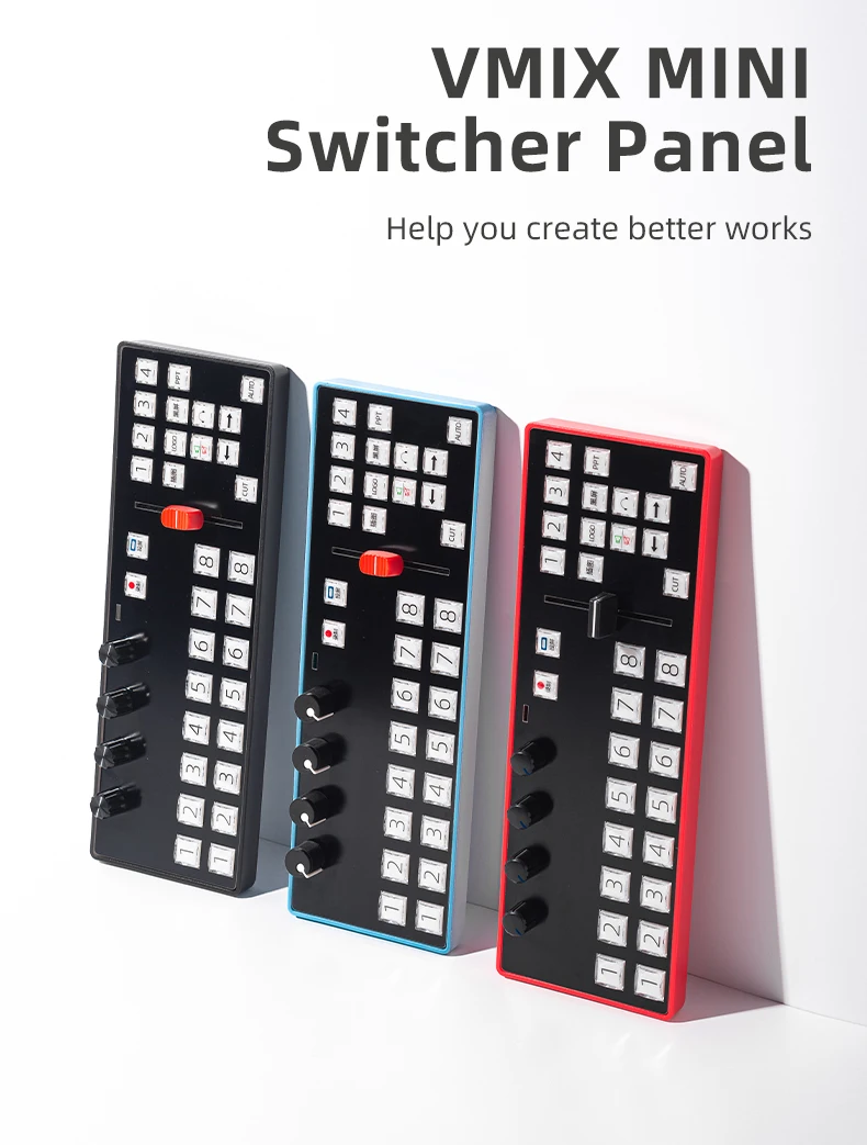 Generic Vmix Switcher Control Panel for Media Live Broadcast MIDI2.0 ...