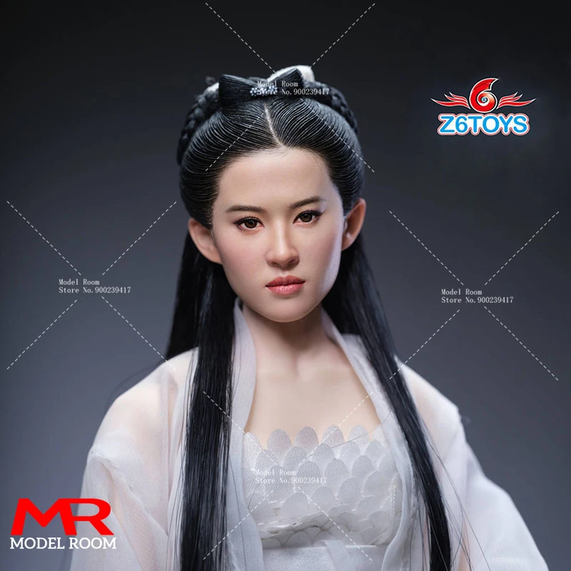 Z6TOYS Z006 1/6 Scale Yifei Head Sculpt Ancient Crystal Liu Head Carving Model Fit 12'' Female ...
