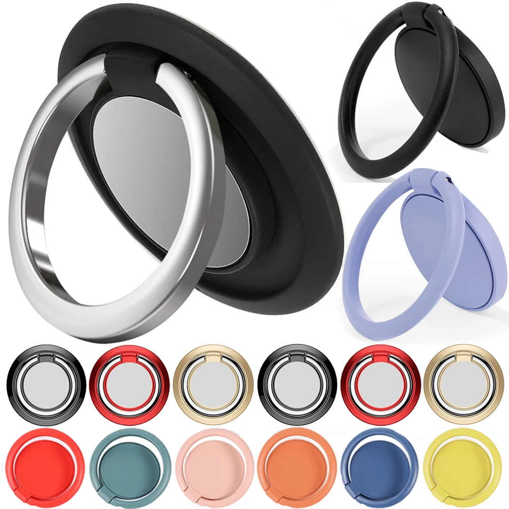 Finger Ring Phone Holder Colorful Stand Grip for Car Magnetic Mount ...