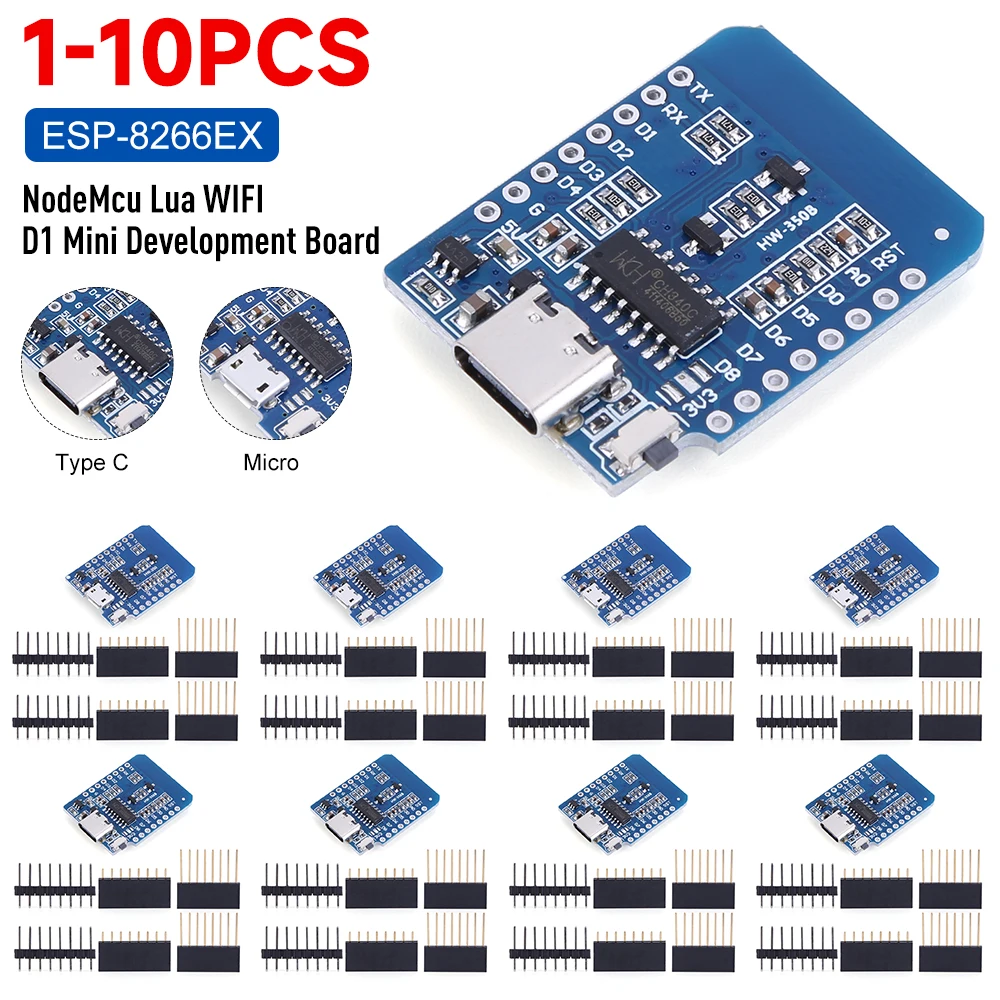 D1-Mini-ESP8266-WIFI-Internet-of-Things-Development-Board-Based-ESP ...