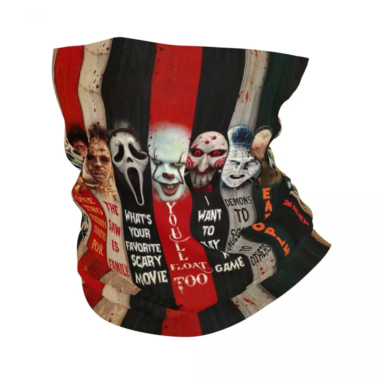 Halloween-Horror-Movie-Character-Bandana-para-homens-aquecedor-de-pesco ...