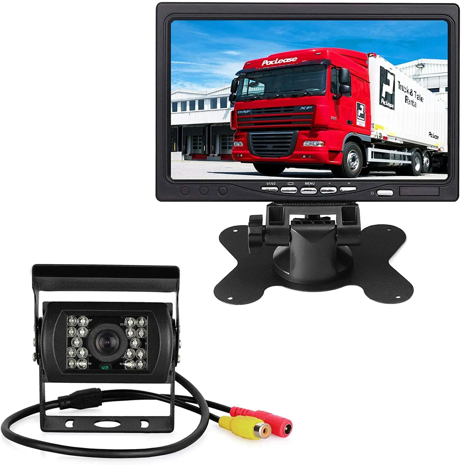 7-Car-TFT-LCD-Screen-Monitor-Rear-View-Reversing-Backup-Camera-Kit-with ...