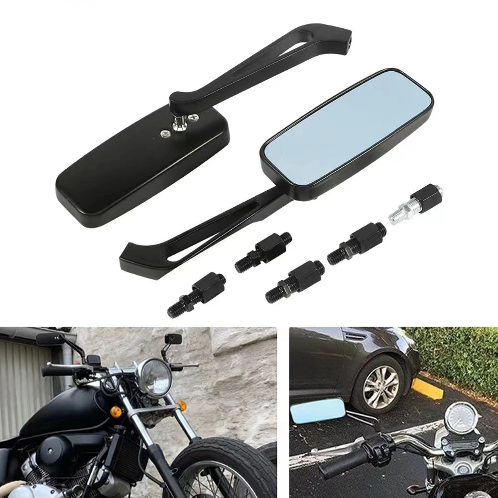Motorcycle Rear view Side Mirrors For Kawasaki Vulcan VN 800 900 1500 ...