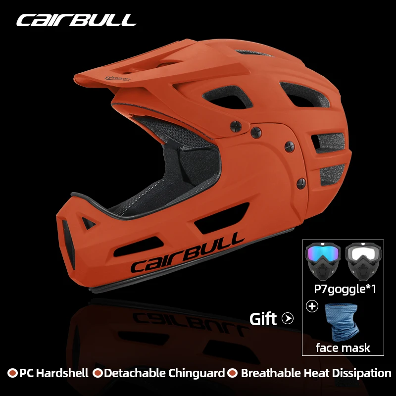 Cairbull Full Face Downhill Bicycle Helmet Adult Motocross Helmet Trail ...