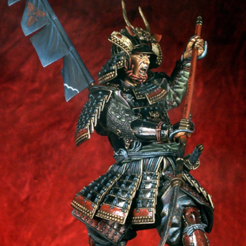 1/20 90mm Resin Figure Model Kit Ancient Japanese Samurai Collection Hobby Miniature Unassembled ...