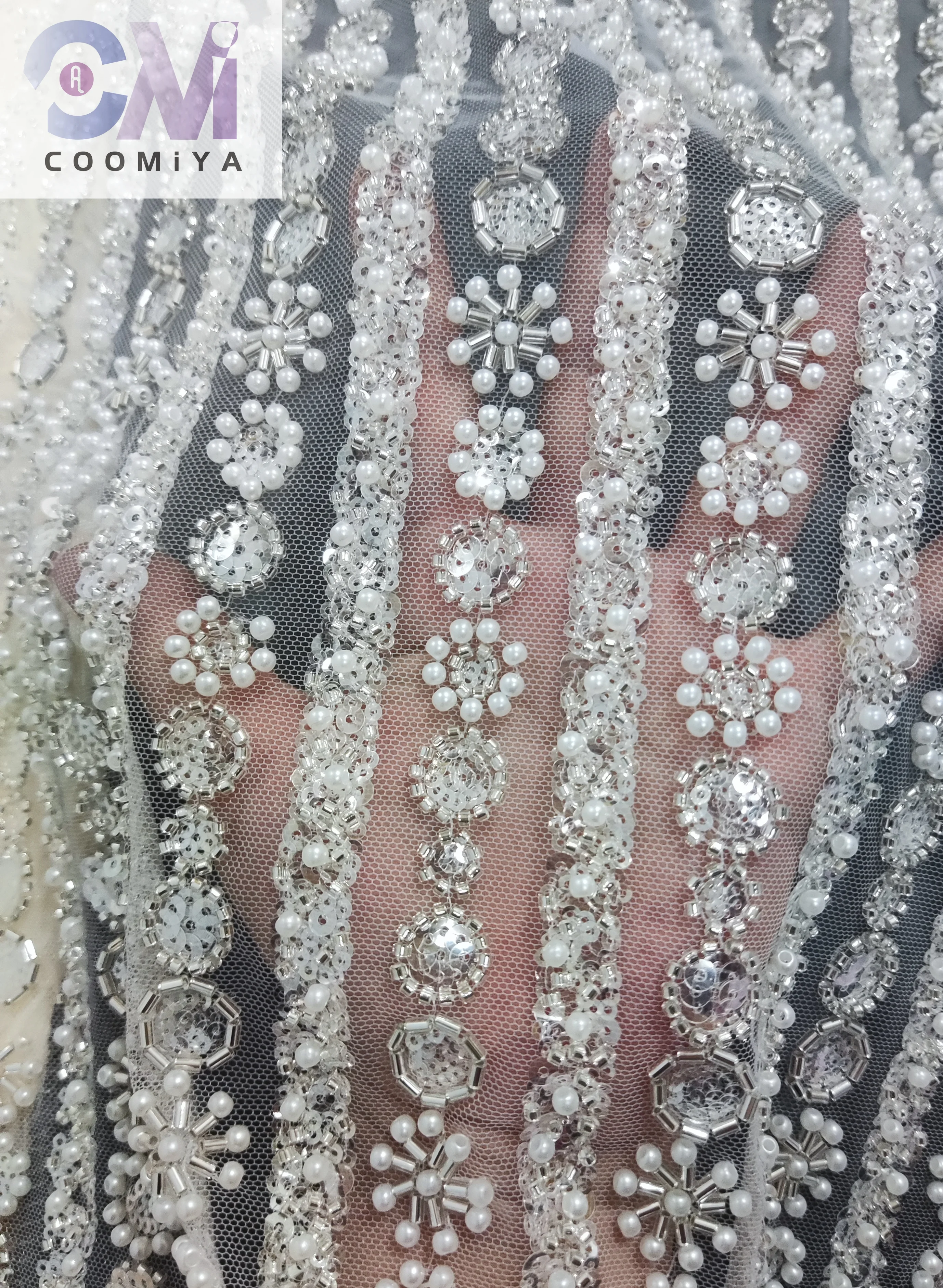 White-Boutique-Luxury-Super-Top-Quality-Embroidery-Net-Lace-With-Heavy ...