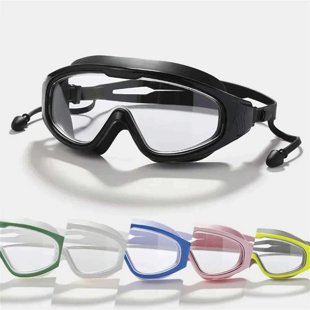 Adult-Swimming-Goggles-Waterproof-And-Anti-fog-HD-Diving-Goggles ...