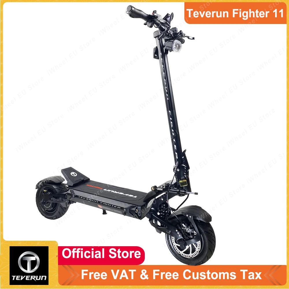 Teverun Fighter 11 11 + 60V, Motor Dual de 25AH/35Ah, pico de 5000W, BMS inteligente instalado ...