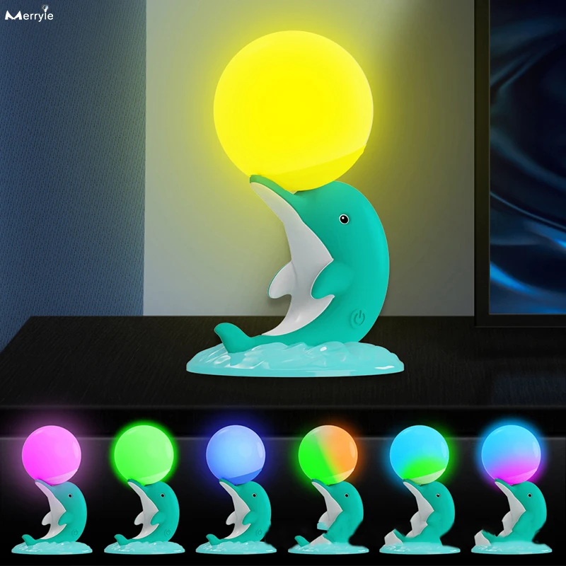 Whale LED Night Light for Kids Holiday Christmas Gift Atmosfera ...