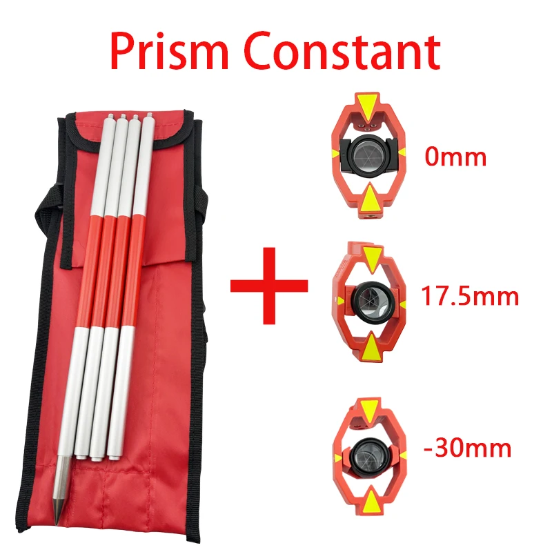 Mini Prism Silver Coated Offset 0/17.5/-30mm with Aluminium Alloy 4 ...