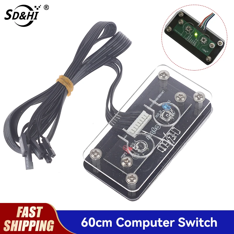 1pc-Desktop-Computer-Switch-External-Power-Switch-Power-Button-Restart ...