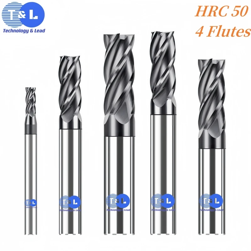 T-L-CNC-maching-Endmills-HRC50-Carbide-End-Mill-1-20mm-4Flutes-Milling ...