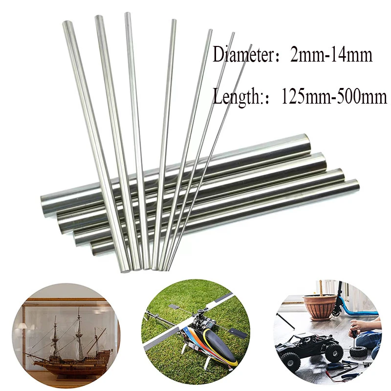 304 Stainless Steel Rod 2mm 2.5mm 3mm 4mm 5mm 6mm 8mm 10mm 14mm linear ...