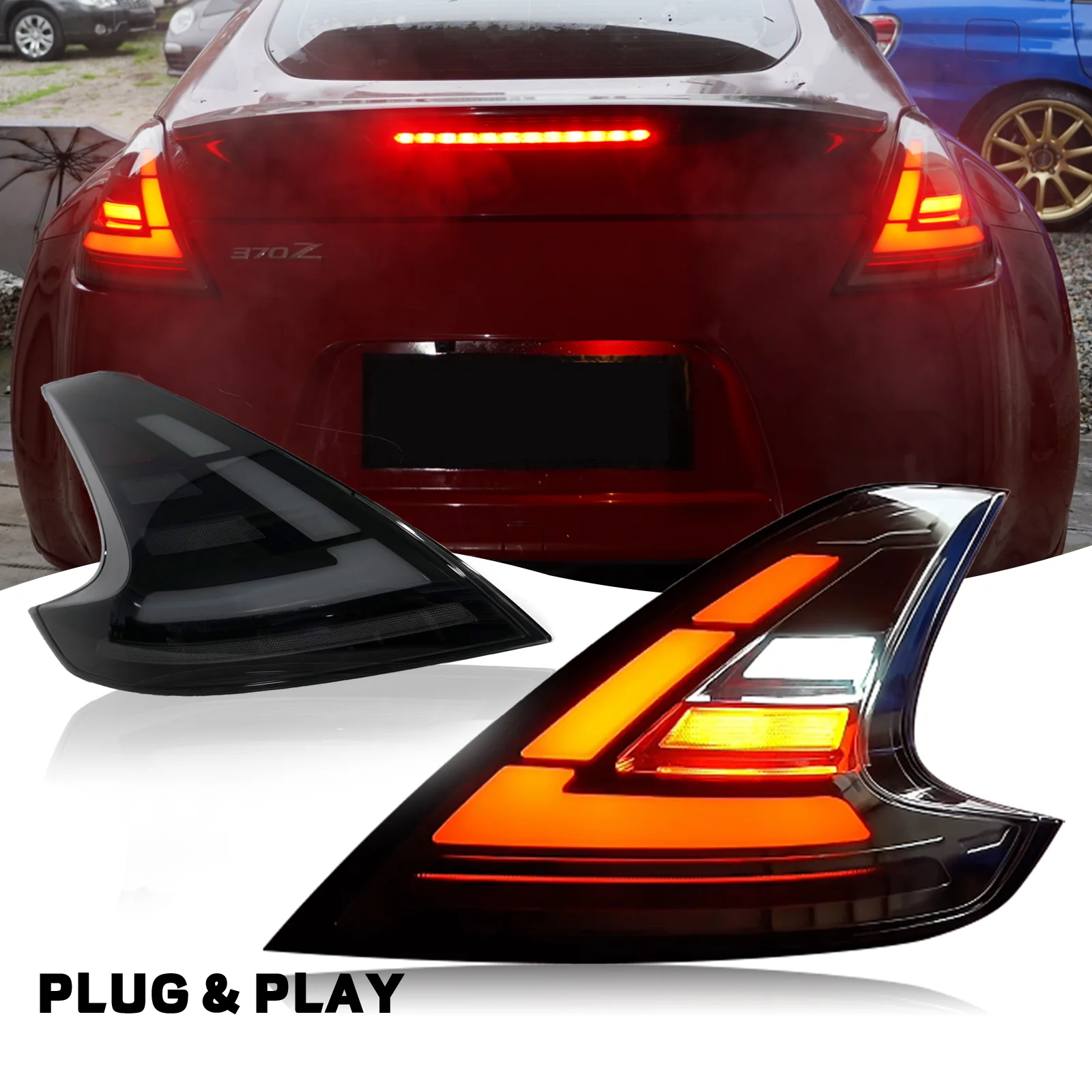Car-LED-Rear-Taillights-for-Nissan-370Z-Z34-2013-2024-Dynamic-Animation ...